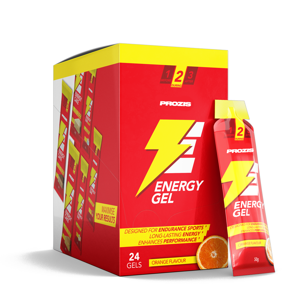 24 x Energy Gel 50 g - Energia & Resistência | Prozis