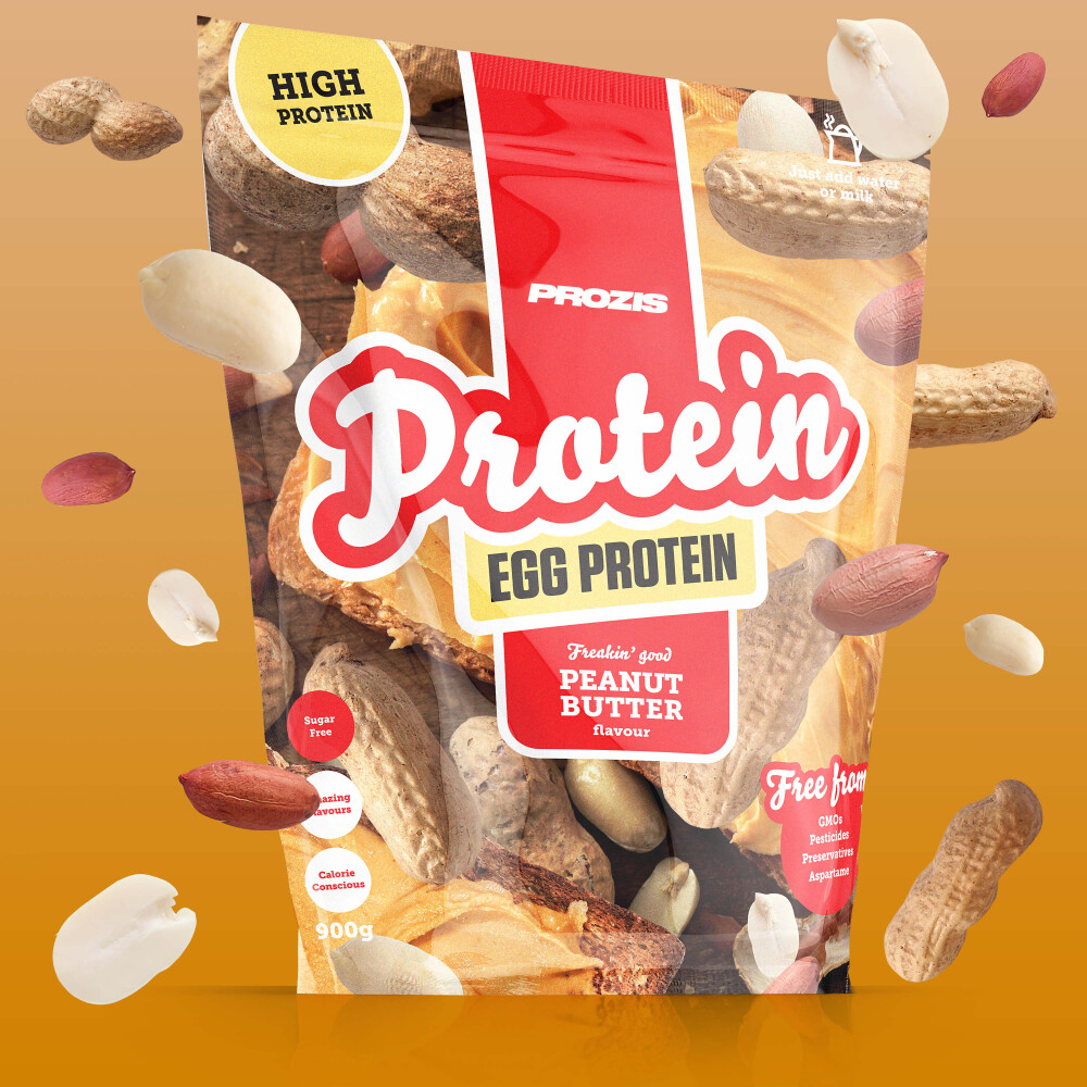 100% Albumina de Clara de Ovo 900 g - Proteína | Prozis