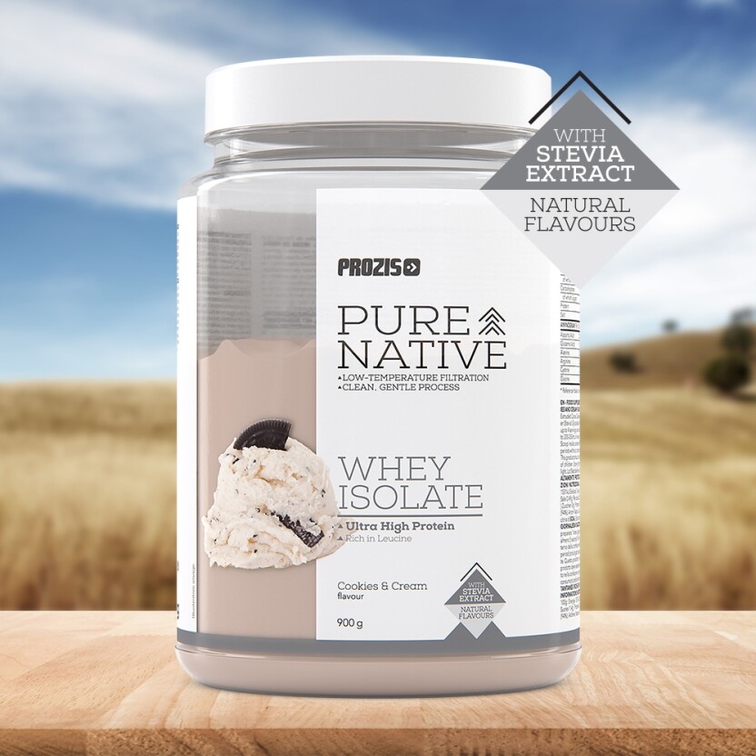 Natural Pure Native Whey Isolate 900 g - Proteína | Prozis