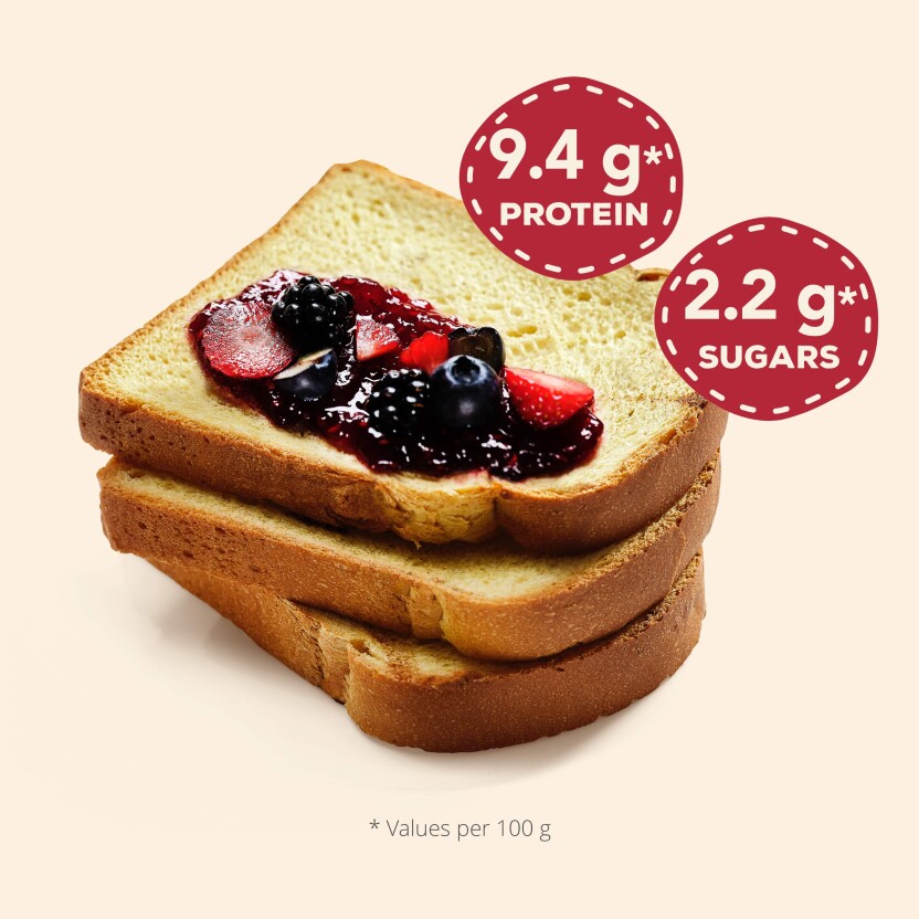 Lean Brioche Bread 360 g - Oats, Bread & Breakfast | Prozis