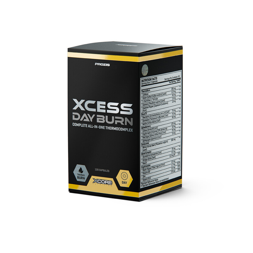 XCESS Day-Burn 120 capsules - Brûleurs de Graisse et Définition ...