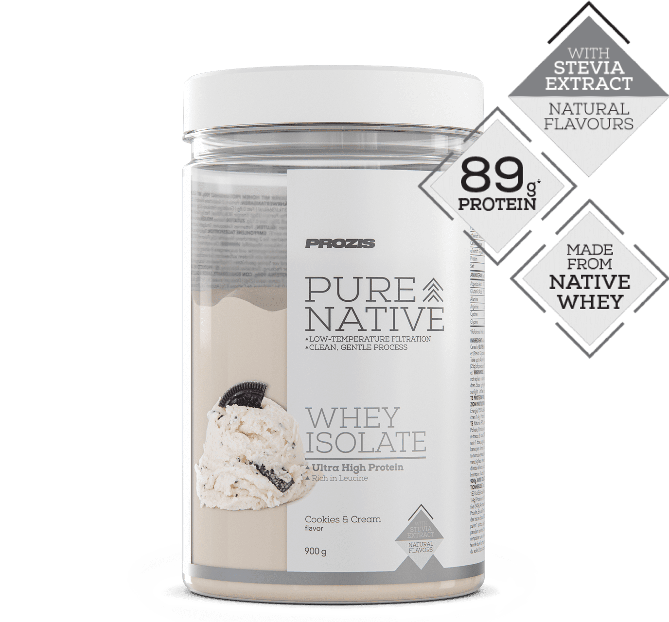 Pure Native Whey Isolate Stevia