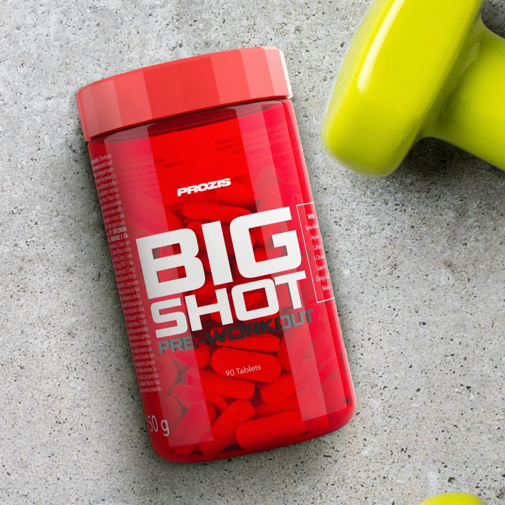 Big Shot - Pre-Workout 90 tabs - Desenvolvimento Muscular | Prozis