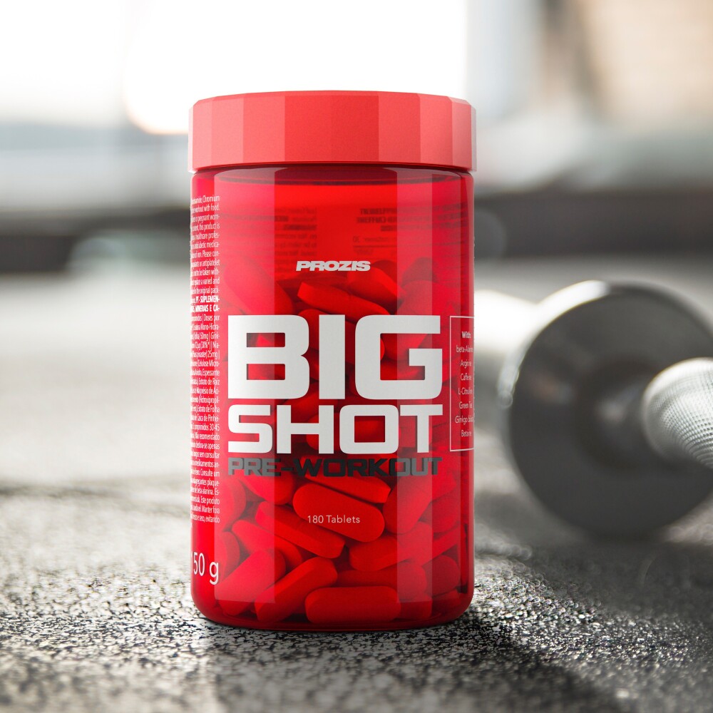 Big Shot - Pre-Workout 180 tabs - Muskelaufbau | Prozis