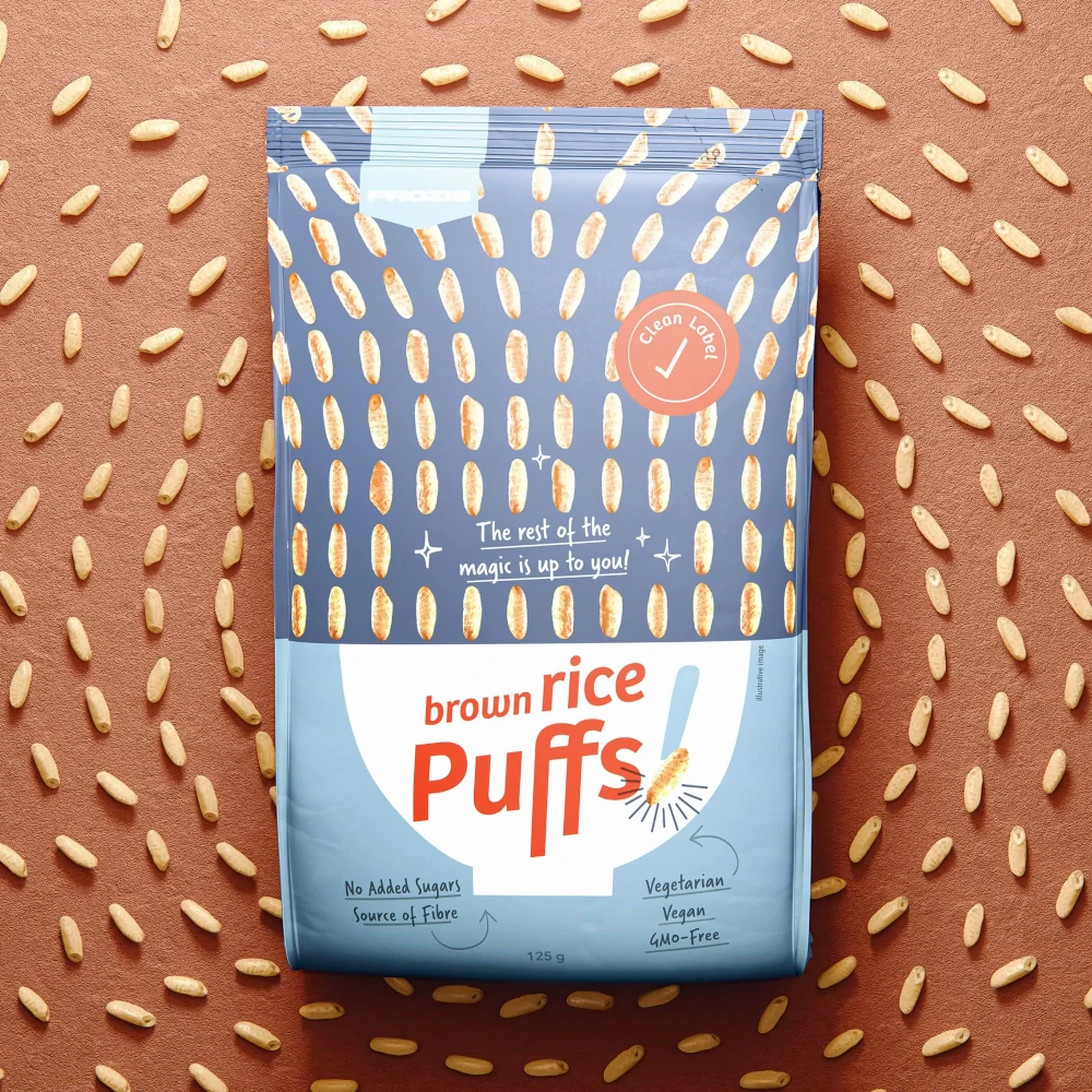 Riz Complet Soufflé 125 g - Petit Déjeuner et Snacks | Prozis