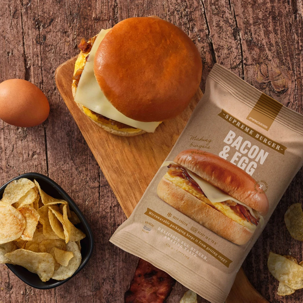 Supreme Burger - Bacon e Ovo - Congelados | Prozis