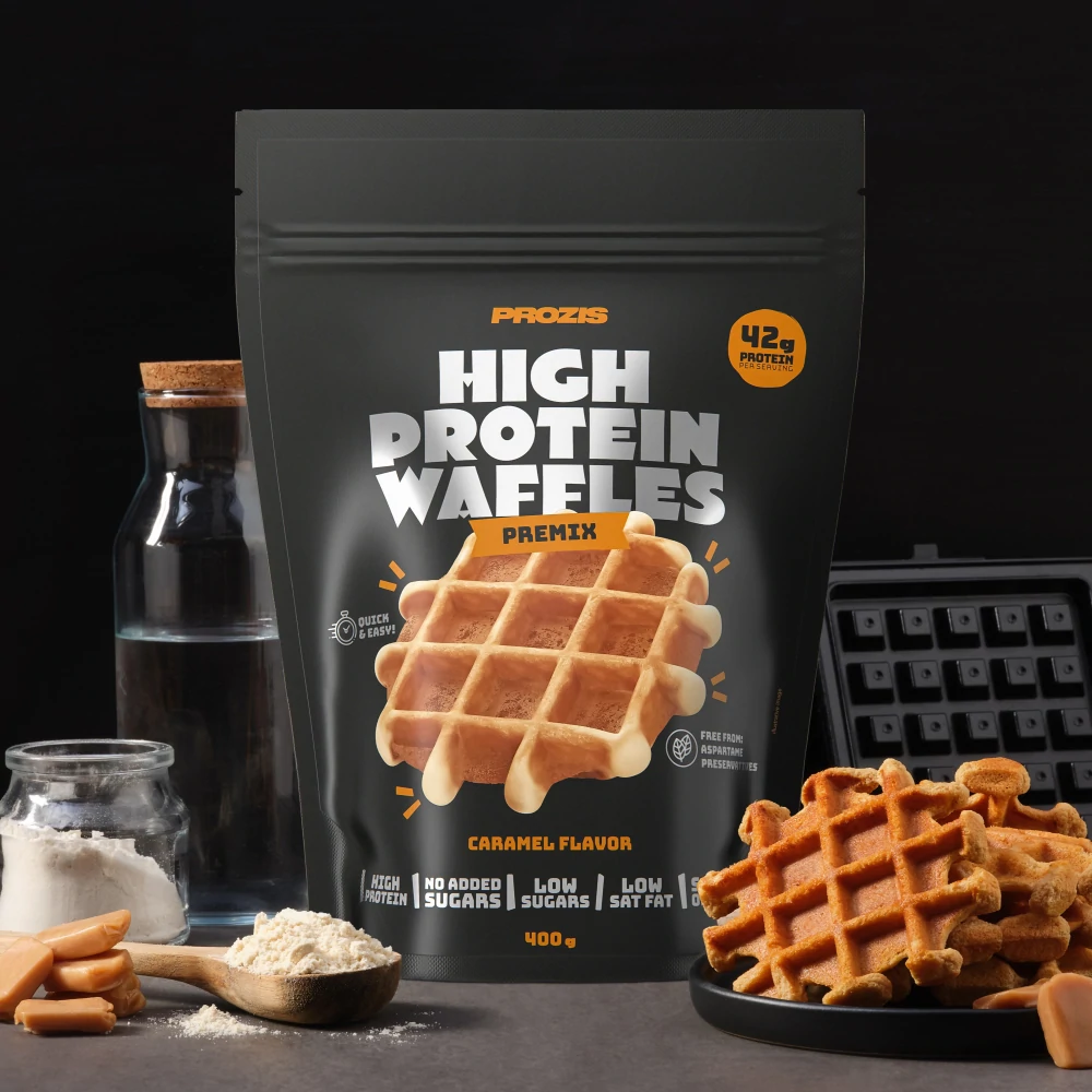 High Protein Waffle Premix 400 g - Caramel - Flours, Grains ...