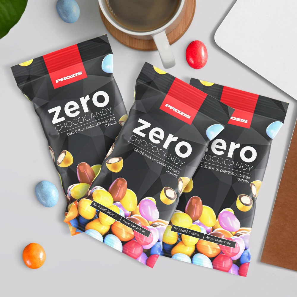 3 x Zero Chococandy 40 g - Riegel & Snacks für unterwegs | Prozis