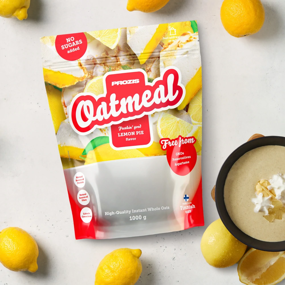 Oatmeal - Avoine Complète 1000 g - Petit Déjeuner et Snacks | Prozis