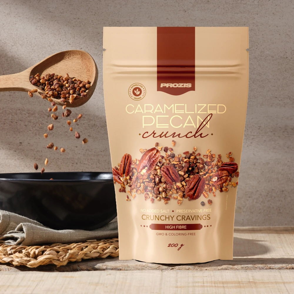 Caramelized Pecan Crunch 200 g - Diet Food | Prozis