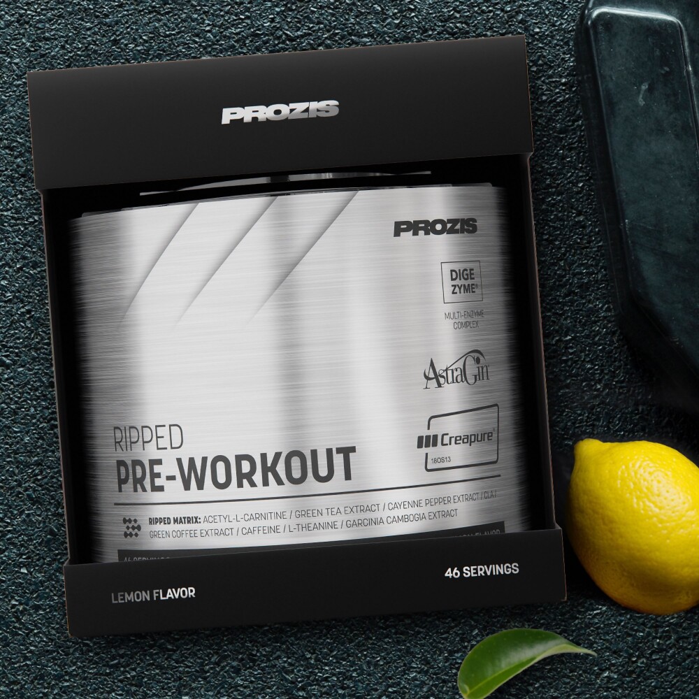 RIPPED Pre-Workout 46 dosis - Desarrollo Muscular | Prozis