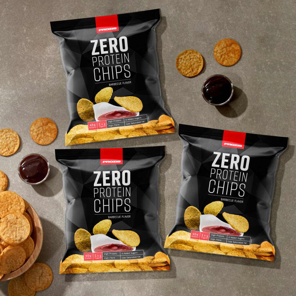 3 x Zero Protein Chips 25 g - Diet Food | Prozis