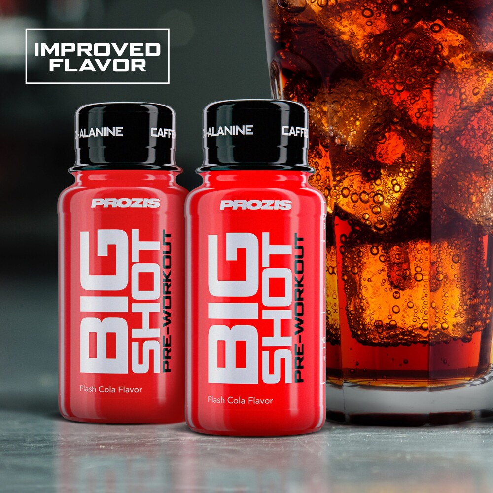 2 x Big Shot - Pre-Workout 60ml - Desenvolvimento Muscular | Prozis
