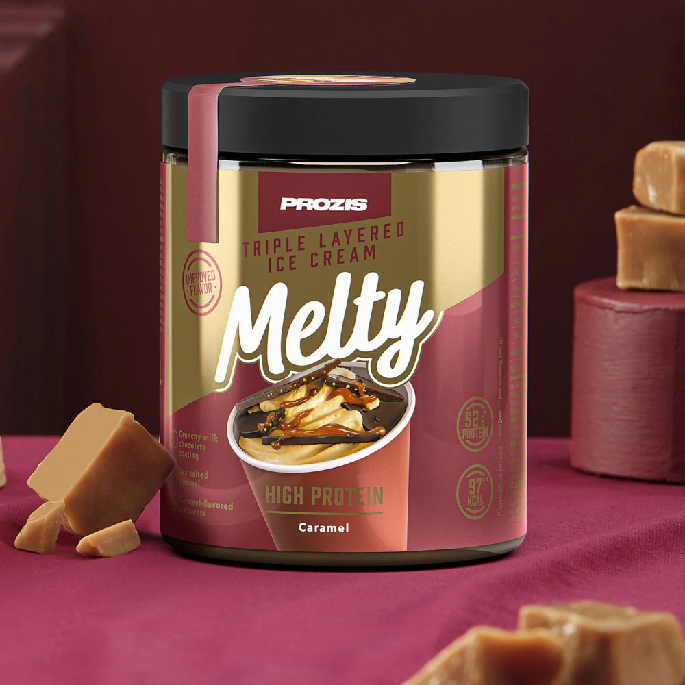 Melty Protein Ice Cream - Caramel 500 mL - Gelati e Dessert | Prozis
