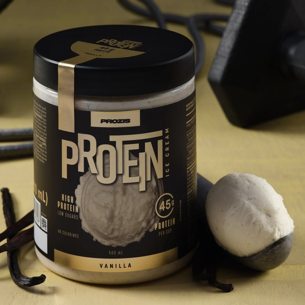 Protein Ice Cream - Vanilla 500 mL - Helados y Postres | Prozis