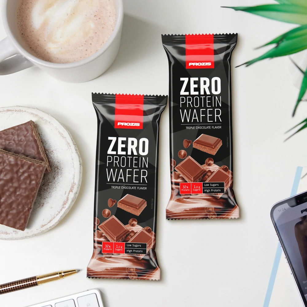 Zero Protein Wafer - Niedriger Zuckergehalt - 2 Riegel - Riegel ...