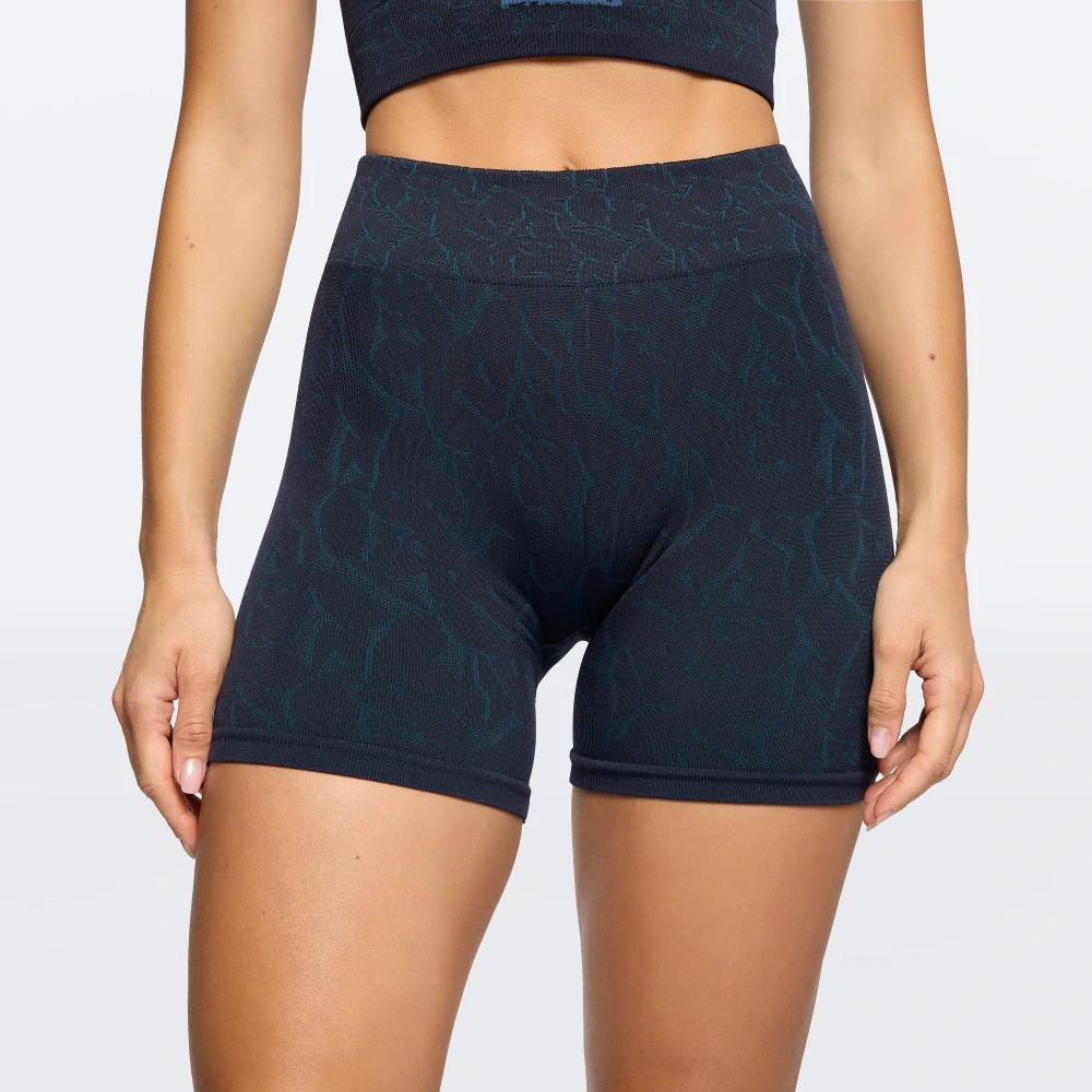 Bloom Regular Waist Medium Shorts - Navy Blue - Clothing | Prozis