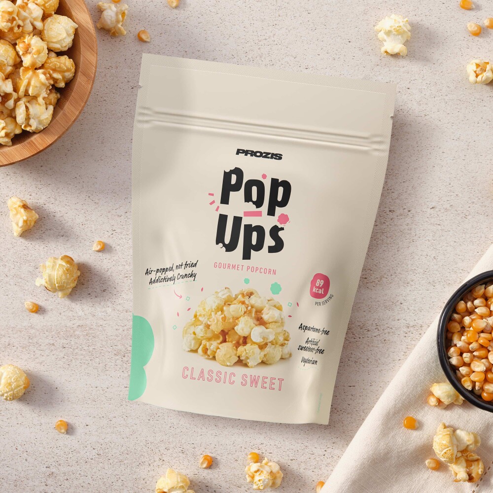 Pop-Ups - Pop-Corn Gourmet - Classique Sucré 85 g - Barres et Snacks à ...