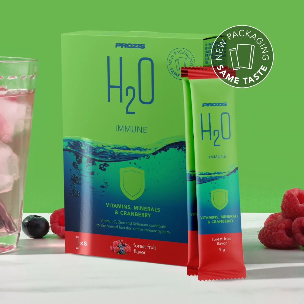 8 x H2O Immune 9 g - Diet Food | Prozis
