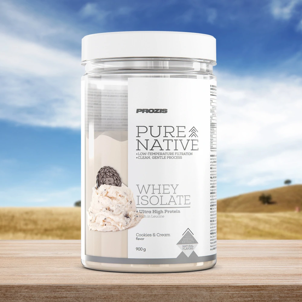 Natural Pure Native Whey Isolate 900 g - Diät-Lebensmittel | Prozis