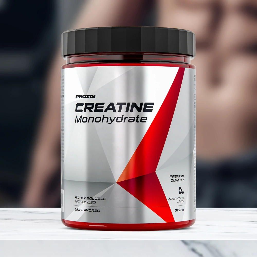Creatina Monoidrato 300g - Aumento della Massa Muscolare | Prozis