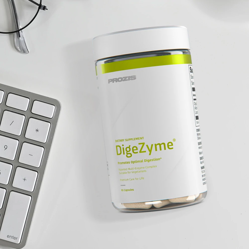 DigeZyme® 160 mg 90 veg capsules - Health | Prozis
