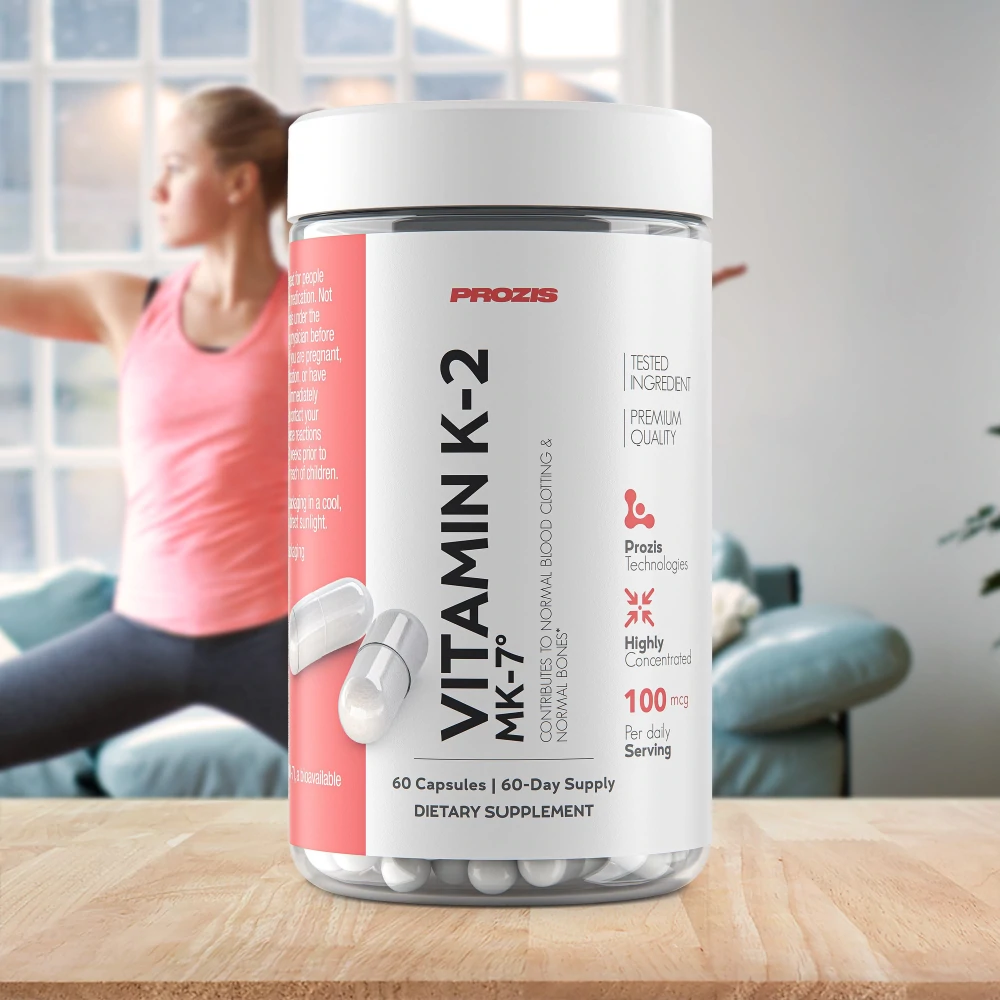 Vitamin K2-MK7 100mcg 60 capsules - Athlete's Health | Prozis