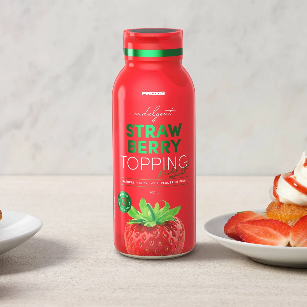 Indulgent Strawberry Topping 300 g - Free From & Dietary Needs | Prozis