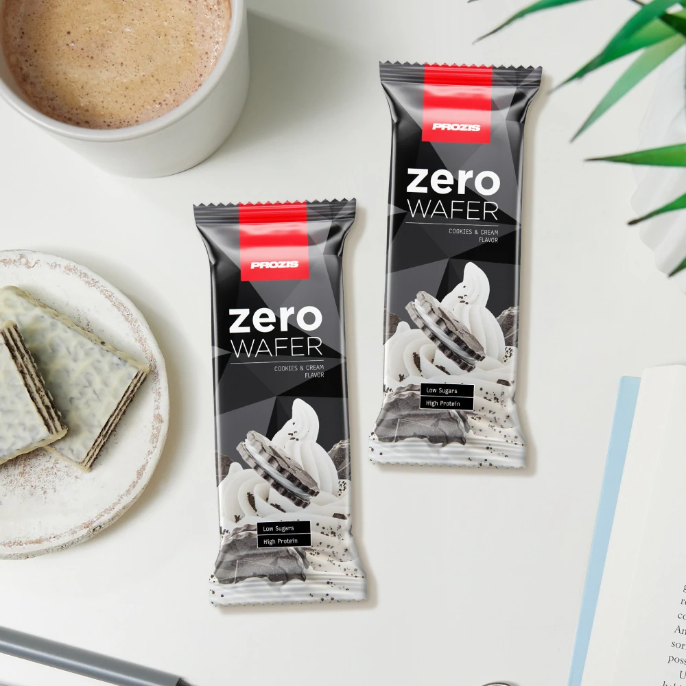 Zero Protein Wafer - Low Sugar 2 bars - Bars & Snacks On The Go | Prozis
