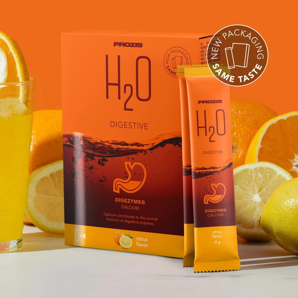H2O Digestive - 8 sticks - Alimentation Diététique | Prozis