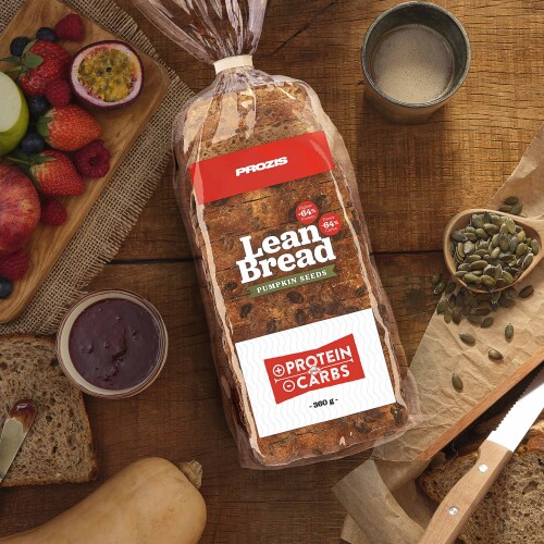 Lean Bread - Pumpkin Seeds 360 g - Bakery | Prozis