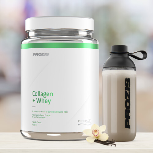 Colagénio + Whey 900 g - Alimentação Dietética | Prozis