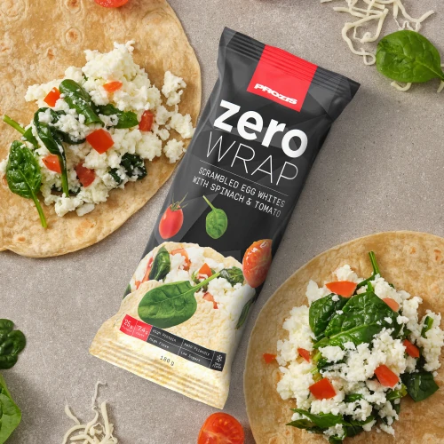 Zero Protein Wrap - Albumi strapazzati con spinaci e pomodoro - Pranzo ...