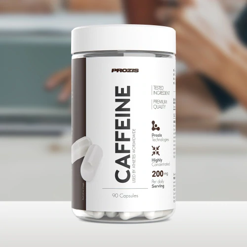 Caffeina 200mg 90 capsule - Energia e Resistenza | Prozis