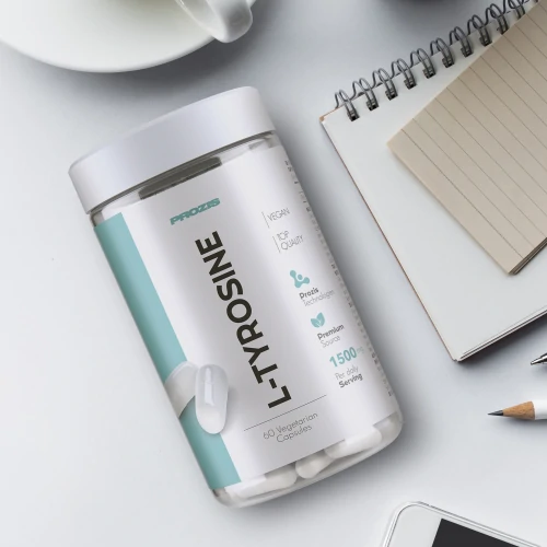 L Tyrosine 500 Mg 60 Veg Caps Développement Musculaire Prozis