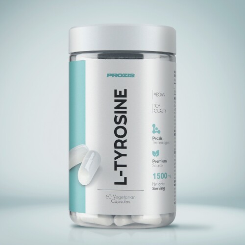 L Tyrosine 500 Mg 60 Veg Caps Développement Musculaire Prozis