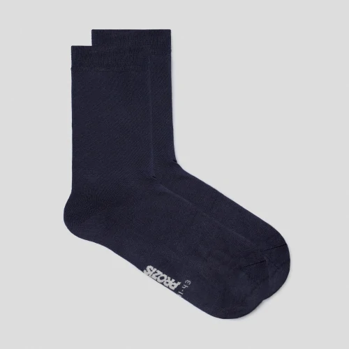 Low-Key Bamboo Crew Socks - Navy Blue - Performance & Sports | Prozis