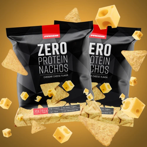 2 x Zero Protein Nacho Chips - Cheddar 25 g - Diet Food | Prozis
