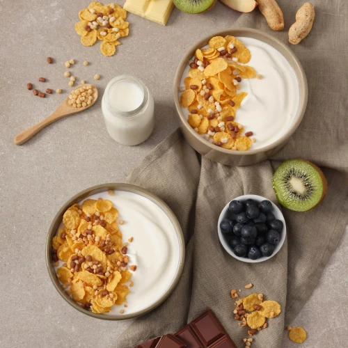 High Protein Corn Flakes - Choco Duo 175 g - Breakfast & Between Meals ...