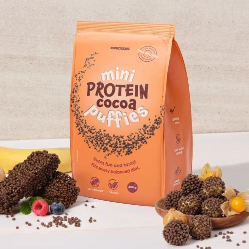 Mini Protein Cocoa Puffies 250 g - Petit Déjeuner et Snacks | Prozis