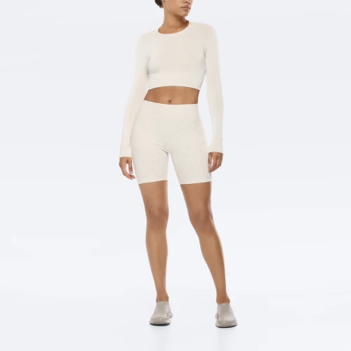 Peach Perfect FX Cotton Regular Waist Medium Shorts - Off White ...