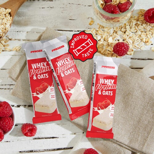 3 x Whey Protein & Oats - Riegel & Snacks für unterwegs | Prozis