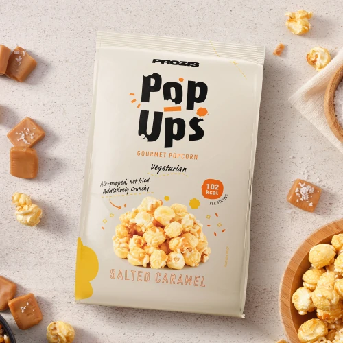 Pop-Ups - Popcorn Gourmet - Caramello salato 115 g - Barrette e Snack ...