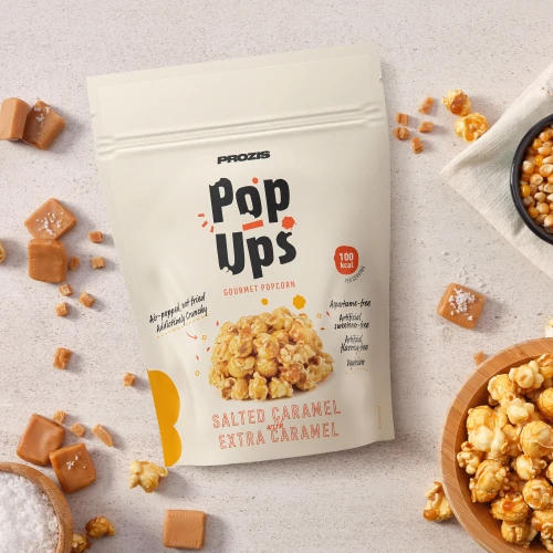Pop-Ups - Popcorn Gourmet - Caramello salato con caramello extra 115 g ...