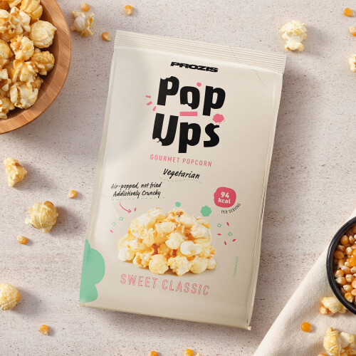 Pop-Ups - Pop-Corn Gourmet - Classique Sucré 85 g - Barres et Snacks à ...