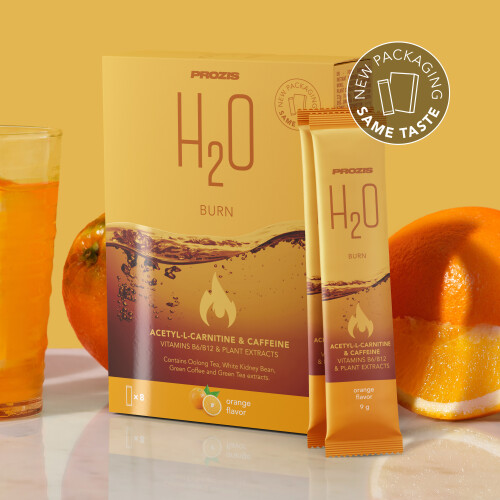 8 x H2O Burn 9 g - Fat Burners & Muscle Definition | Prozis