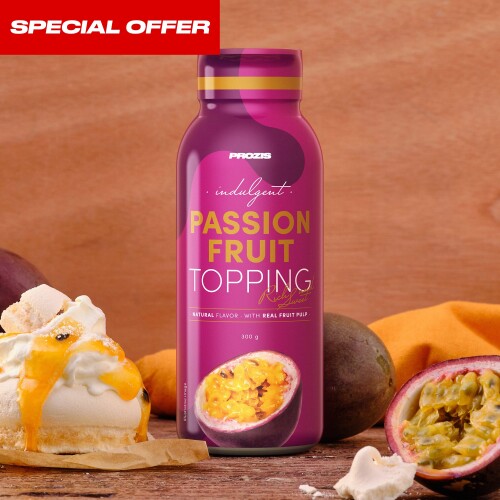 Indulgent Passion Fruit Topping 300 g Opportunity - Free From & Dietary ...