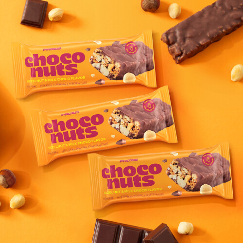 3 x ChocoNuts - Avelã e Chocolate de Leite 50 g - Barras e Snacks On ...