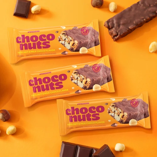 3 x ChocoNuts - Noisette et Chocolat au Lait 50 g - Barres et Snacks à ...