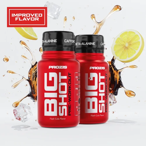 2 x Big Shot - Pre-Workout 60ml - Développement Musculaire | Prozis